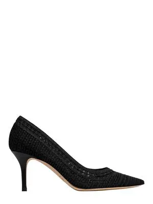 ARTEANA 75mm Trieste Pointed-toe Pumps - Black