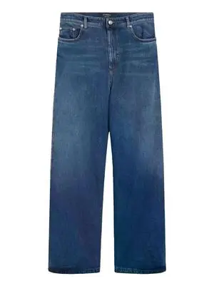 Sportmax Side-split Wide-leg Jeans - Blue