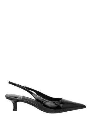Jeffrey Campbell Slingback Pointed Pumps - Black