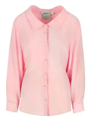 Bernadette Guido Pearl-button Shirt - Pink