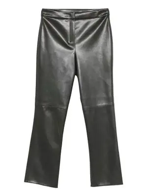 Max Mara Flared-hem Paneled Trousers - Green