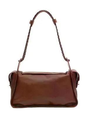 ISLA Anne Hobo Shoulder Bag - Brown