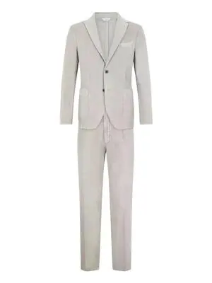 Boglioli Two-button Patch-pocket Suit - Grey