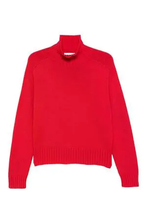 Eric Bompard Cashmere Turtleneck Sweater - Red