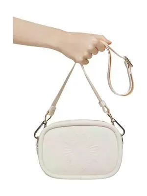 TOUS Embossed Floral Crossbody Bag - Neutrals