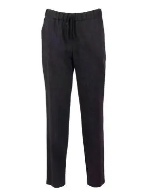 Lorena Antoniazzi Drawstring Straight Trousers - Blue