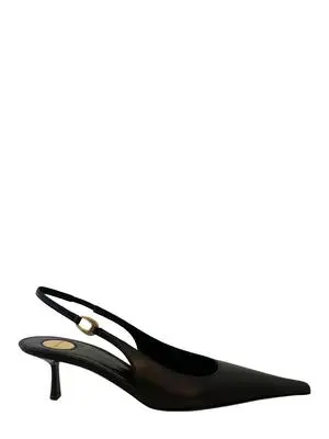 Saint Laurent 50mm Vendome Slingback Pumps - Black