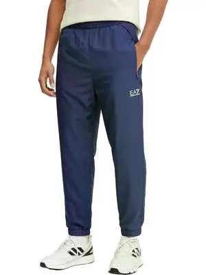 Emporio Armani Elasticated-waistband Track Pants - Blue