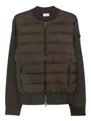 Moncler Padded Zip-up Cardigan - Brown