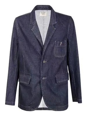 UMA WANG Buttoned Denim Jacket - Blue