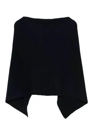 Eric Bompard Cashmere Poncho - Blue