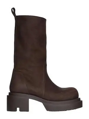Rick Owens Concordians Calf Pull On Bogun Boot - Brown