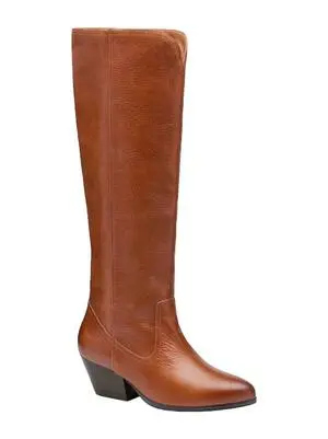 Johnston & Murphy Knee High Boot - Cognac Full Grain