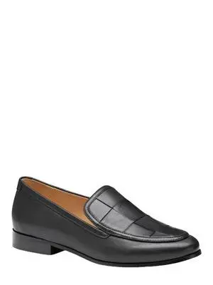 JOHNSTON & MURPHY Woven Leather Loafer