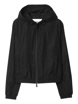 Burberry Nylon Knight Stamp Jacket - Black