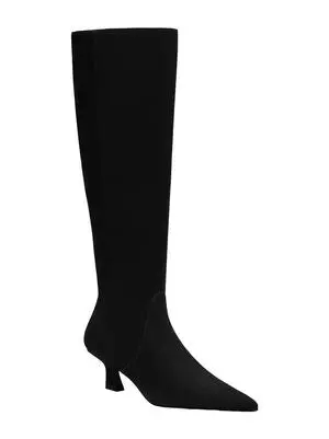 STUART WEITZMAN Vinnie Zip Boot 50 - Black