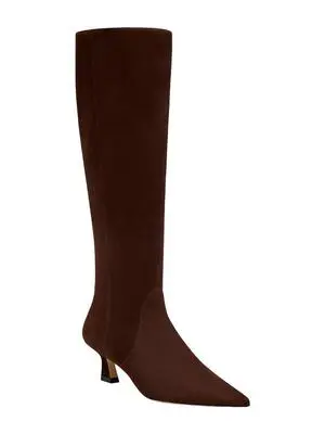 STUART WEITZMAN Vinnie Zip Boot 50 - Walnut