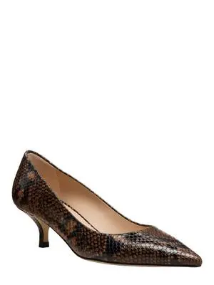 STUART WEITZMAN Power 50 Pointed Toe Pump - Espresso