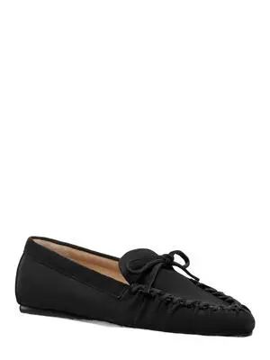 STUART WEITZMAN Britt Bow Loafer Black