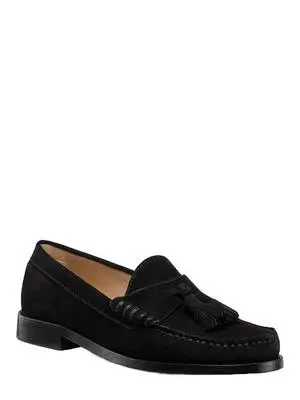 STUART WEITZMAN Lottie Tassel Loafer Black