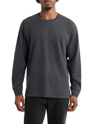 Bp. Thermal Long Sleeve Raglan T-shirt - Black Washed