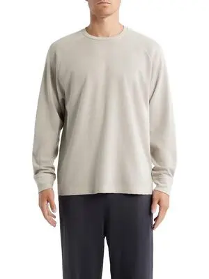Bp. Thermal Long Sleeve Raglan T-shirt - Grey Owl Washed