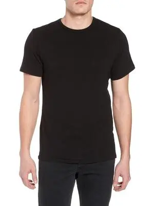 Rag & Bone Classic Flame Slub Cotton T-shirt - Jet Black