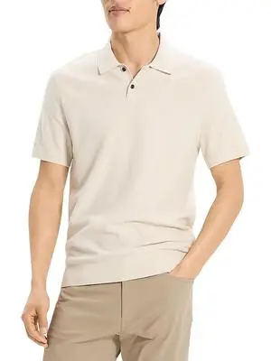 Theory Soris Sweater Polo Alabaster