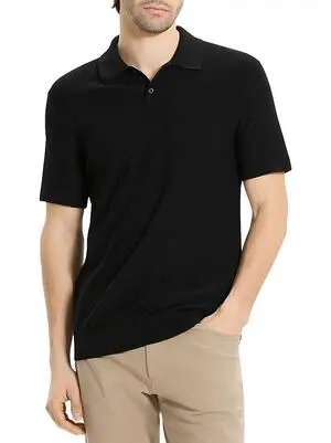 Theory Soris Sweater Polo Black