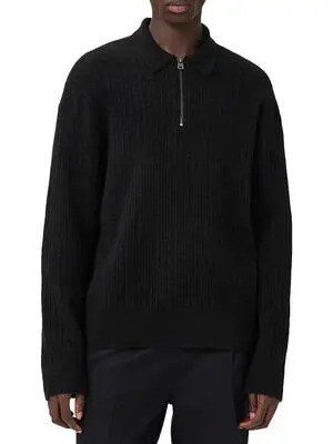 ALLSAINTS Jakob Polo Sweater - Black