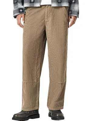 ALLSAINTS Dunstan Relaxed Fit Trousers - Gull Brown