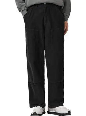 ALLSAINTS Dunstan Relaxed Fit Trousers Liquorice