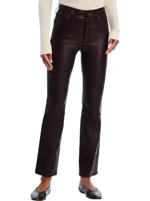 FRAME The Leather Reboot Crop Jeans - Truffle