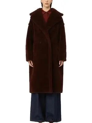 Max Mara Tedgirl Teddy Bear Overcoat - Cherry