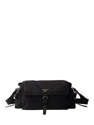 Prada Large Re-nylon Shoulder Bag - Nero