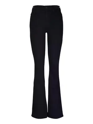 MOTHER The Weekender Flared-leg Jeans - Black
