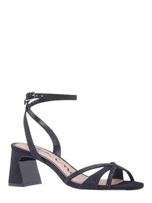 Nina Bracha Ankle Strap Sandal Black