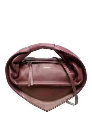 FEDERICO CINA Tortellino Leather Tote Bag - Red