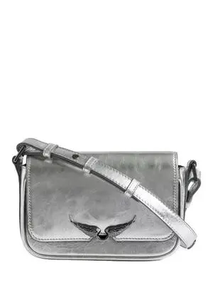 Zadig&Voltaire Le Zazi Winged Cross Body Bag - Silver