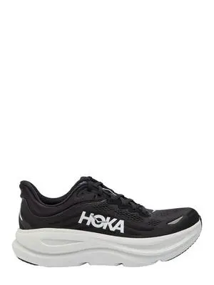 Hoka Bondi 9 Mesh Sneakers Black And White