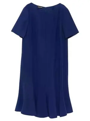 Emporio Armani Short-sleeve Flared Dress - Blue