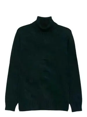 KANGRA Wool Turtleneck Sweater - Green