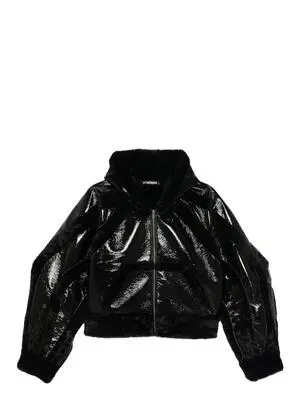 Ottolinger Cropped Hooded Jacket - Black