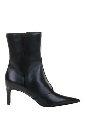Furla 60mm Leather Boots - Black