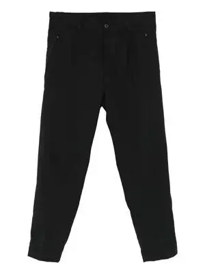 YES LONDON Zip-pocket Trousers - Black