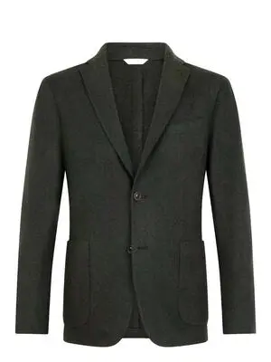 Boglioli Patch-pocket Buttoned Blazer - Green