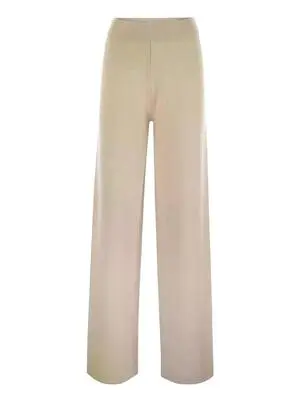 Max Mara Knitted Trousers - Neutrals