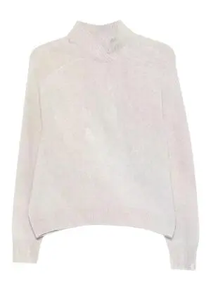 Malo High-neck Sweater - Neutrals