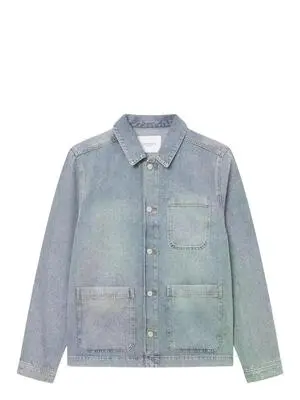 LES DEUX Button-fastening Shirt Jacket - Blue