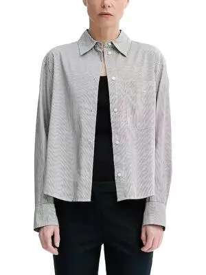 Marc O'polo Pinstripe Pattern Shirt - White